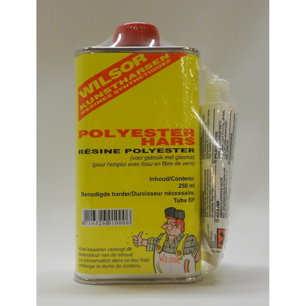 Polyesterhars impr. incl BP harder 0,25 ltr